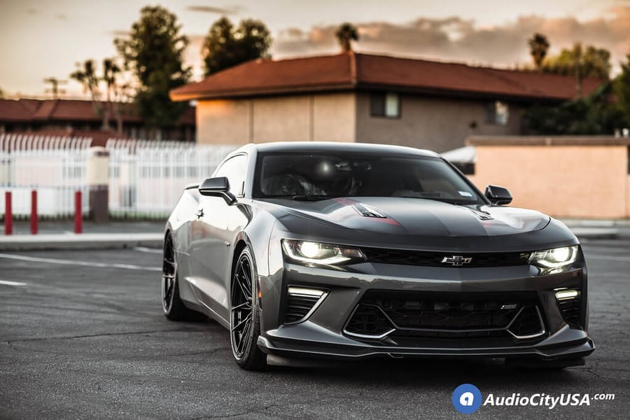 20" Staggered Vertini Wheels 607 RFS1.8 Dual Black Flow Formed Rims