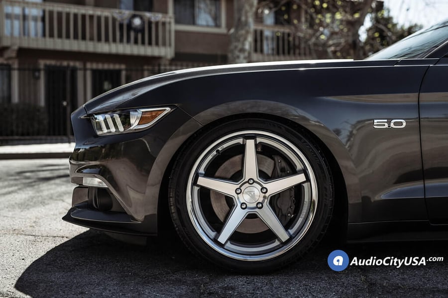 20″ Staggered Ferrada Wheels FR3 Silver Machined Chrome Lip Rims for ...