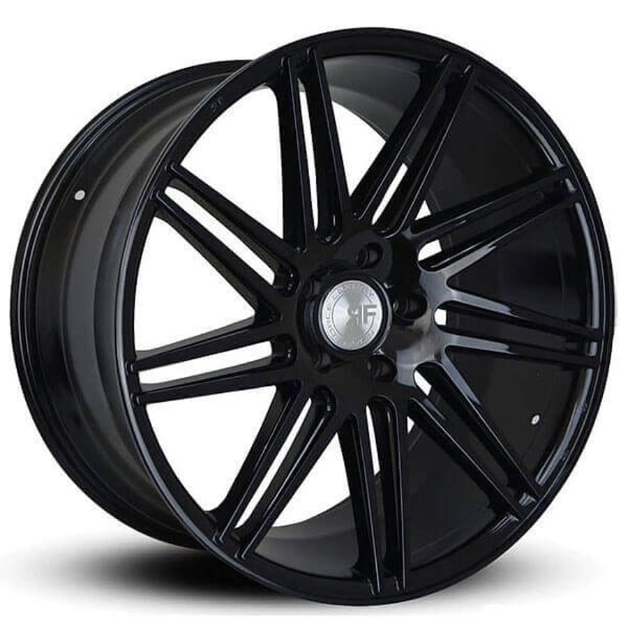 22″ Road Force Wheels RF22 Gloss Black For 2017 Mercedes Benz S-Class Sedan