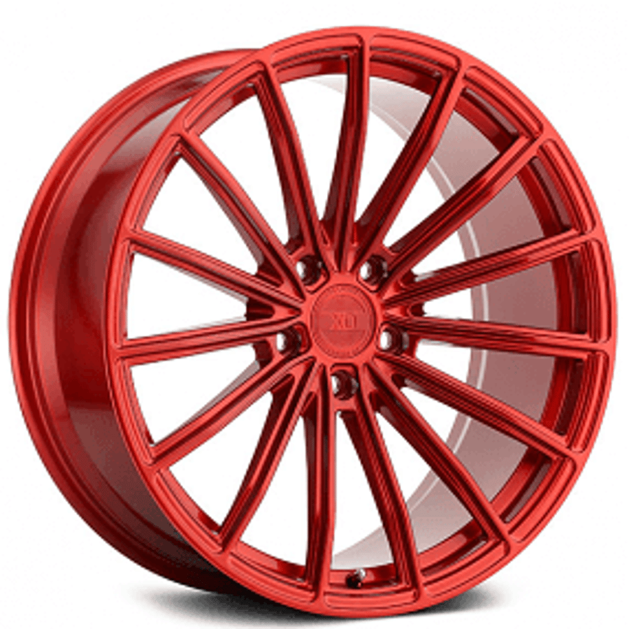 22″ XO Wheels Phoenix Gunmetal Brushed Face For 2020 BMW M8 Competition