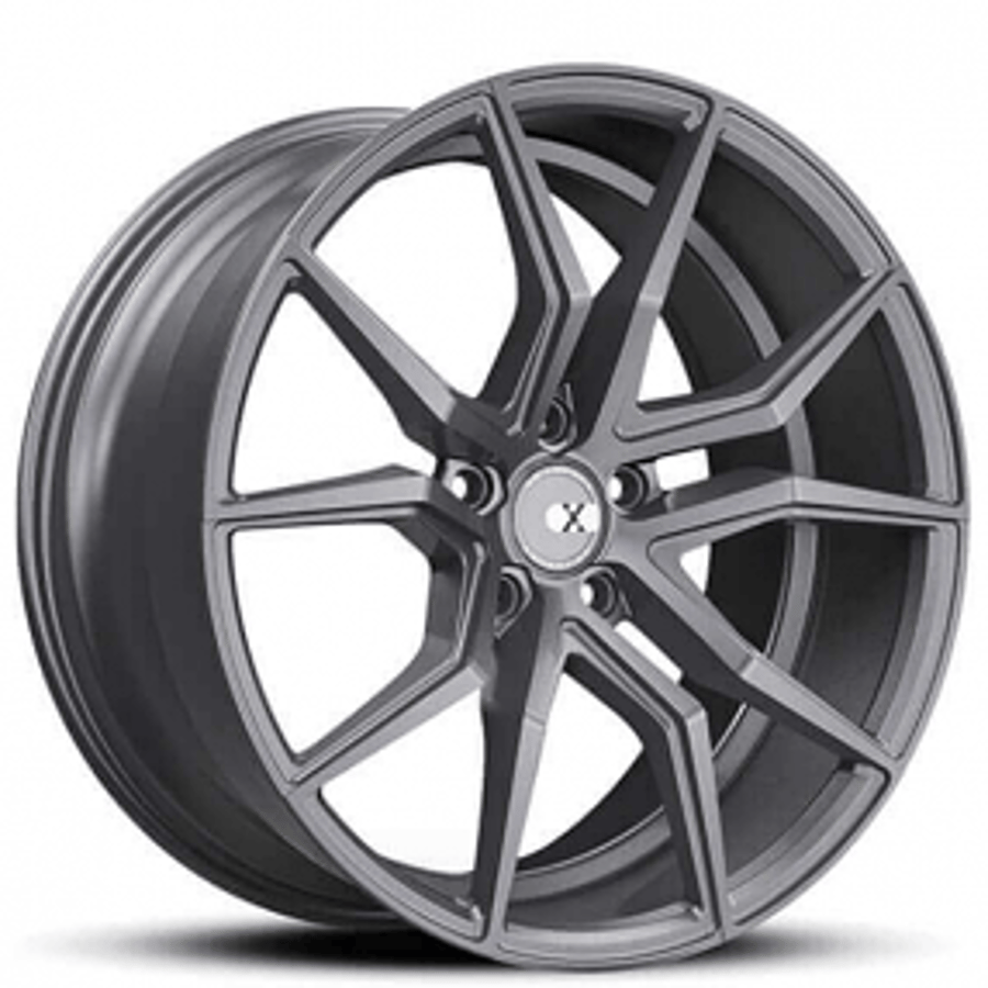 22″ XO Wheels Phoenix Gunmetal Brushed Face For 2020 BMW M8 Competition
