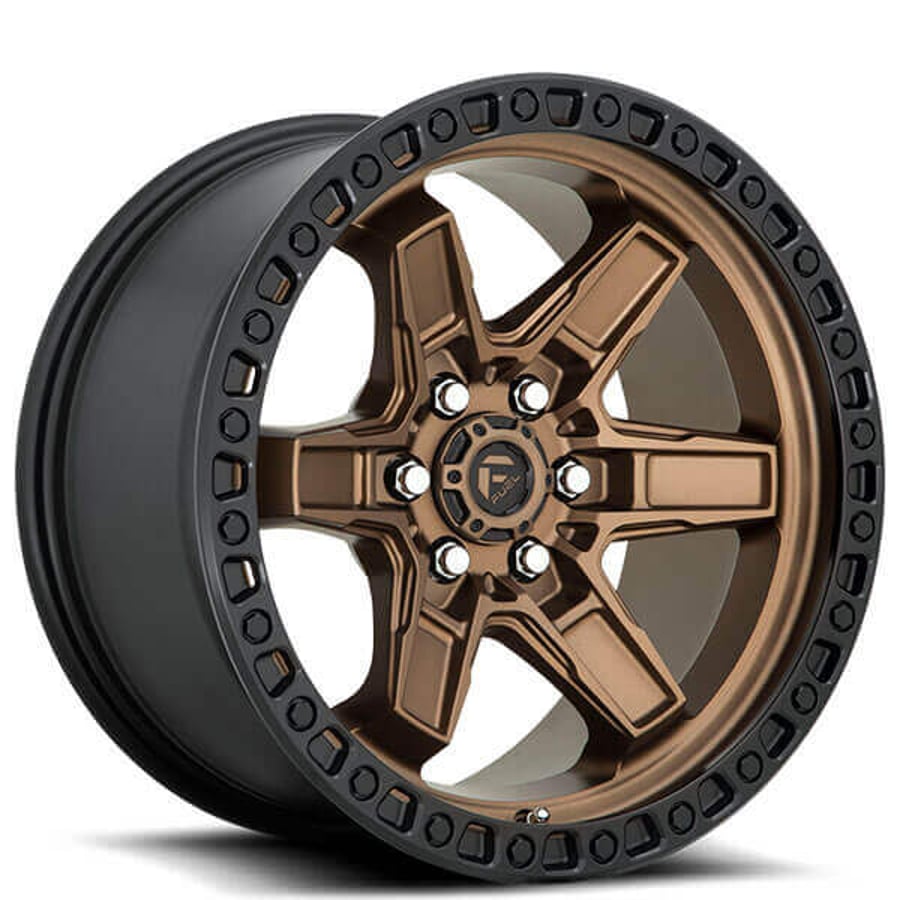 22" Fuel Off-Road Wheels D643 Contra Gloss Black with Red Milled ...
