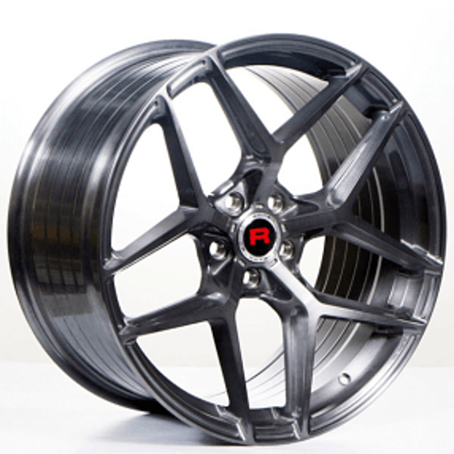 20" Rennen Wheels CSL 7 Bronze with Chrome Lip | Lionhart Tires LH-Five ...