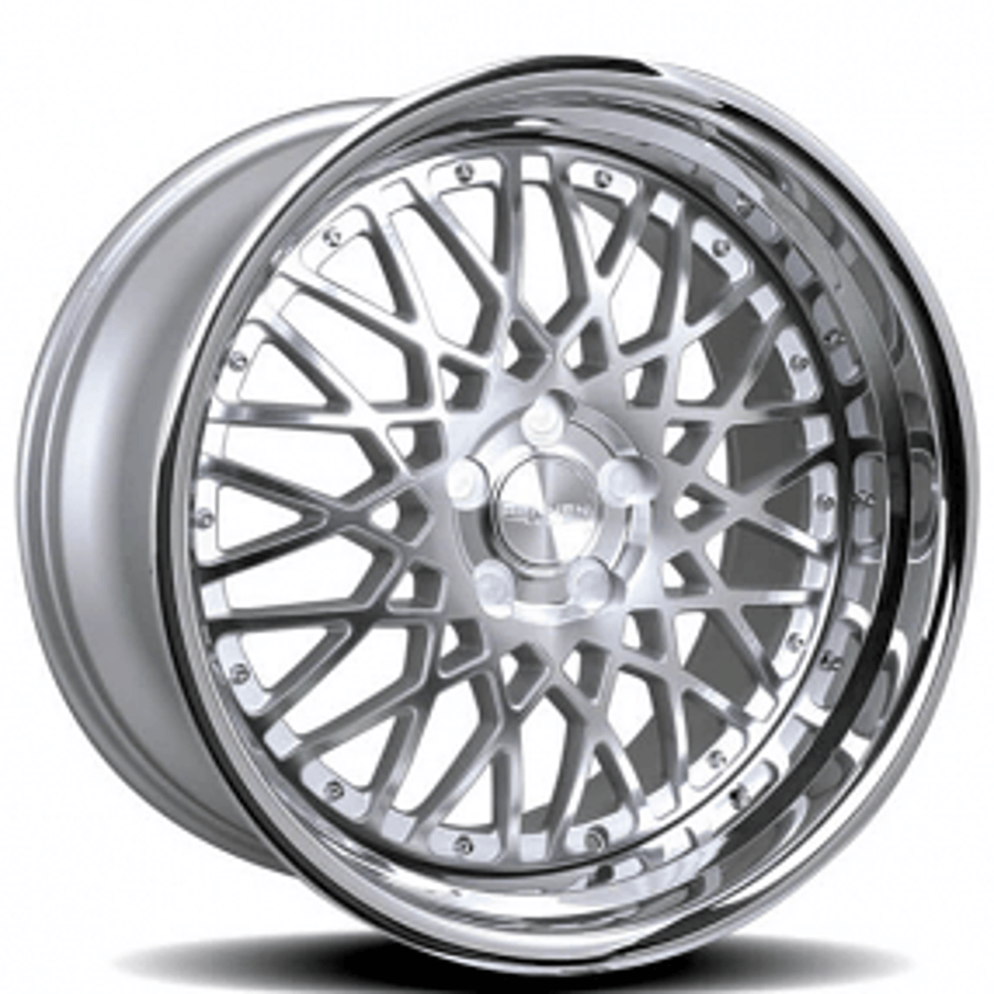 20" Rennen Wheels CSL 7 Bronze Face Chrome Step lip | Lionhart LH-Five ...