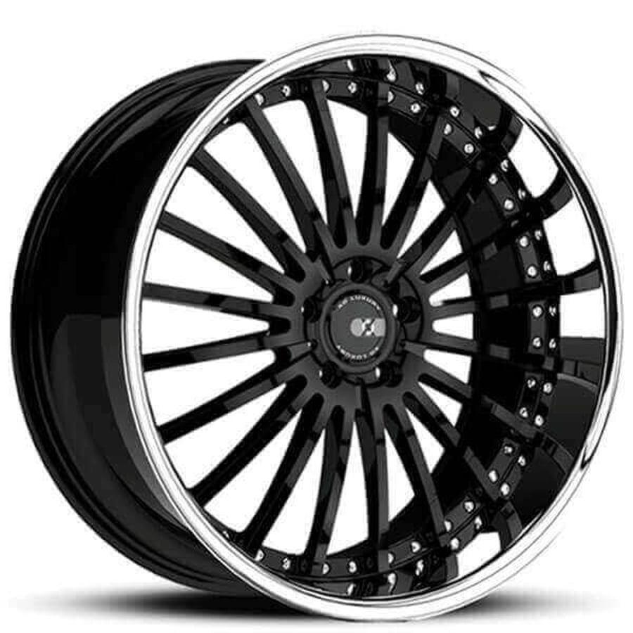22″ XO Wheels Phoenix Gunmetal Brushed Face For 2020 BMW M8 Competition