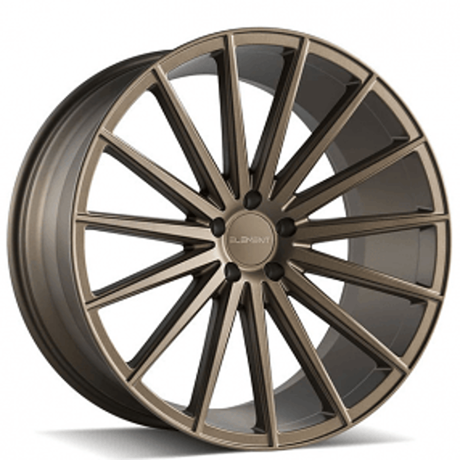 20" Element Wheels EL99 Brushed Bronze for 2019 Dodge Challenger SXT ...
