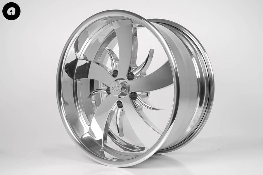 18" Through 30" Intro Wheels Dangerous XLR Full Polish 2 Piece Welded