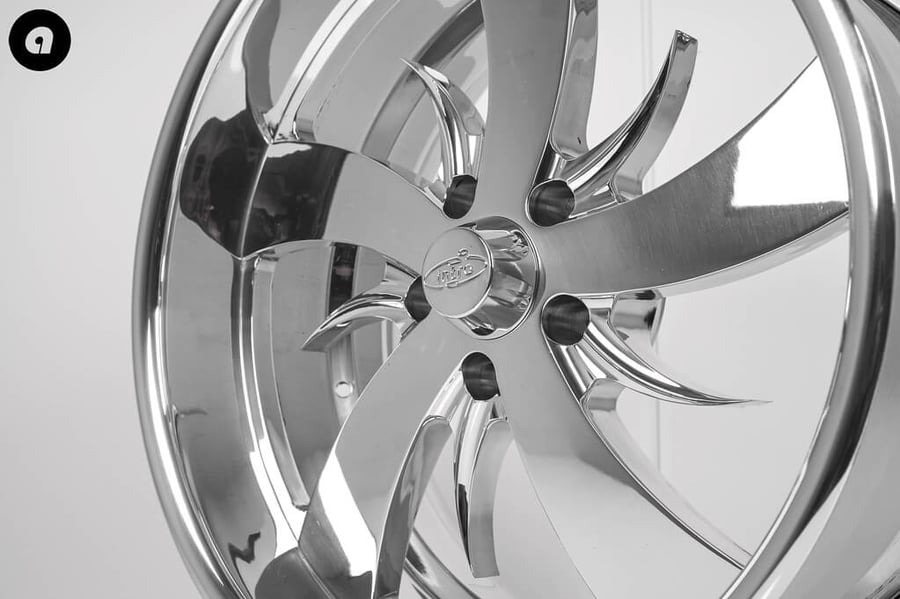 18" Through 30" Intro Wheels Dangerous XLR Full Polish 2 Piece Welded