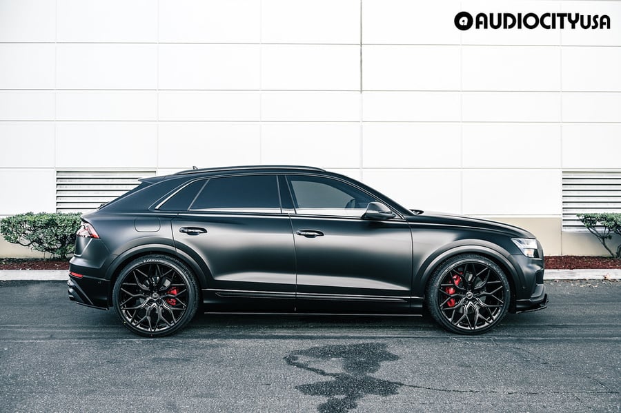 24" Vossen Wheels HF-2 Custom Gloss Black | Lexani Tires LX-Thirty ...