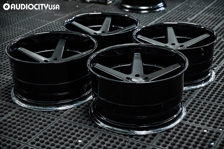 *Concave* AC Forged Wheels ACF705 *Deep Concave* Black W/ Color matched ...