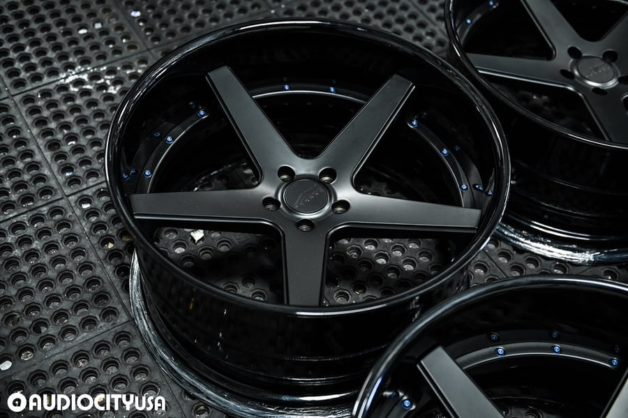 *Concave* AC Forged Wheels ACF705 *Deep Concave* Black W/ Color matched ...