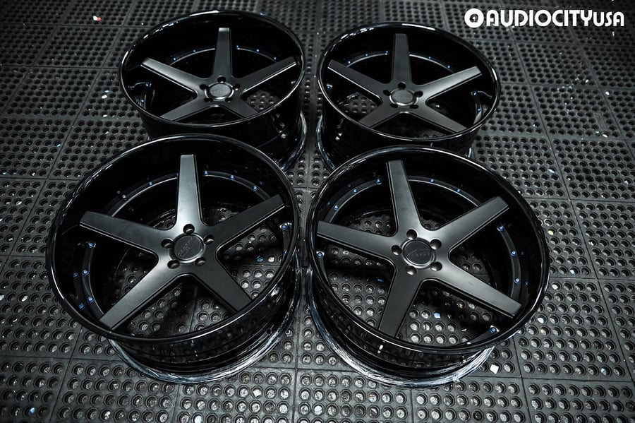 *Concave* AC Forged Wheels ACF705 *Deep Concave* Black W/ Color matched ...