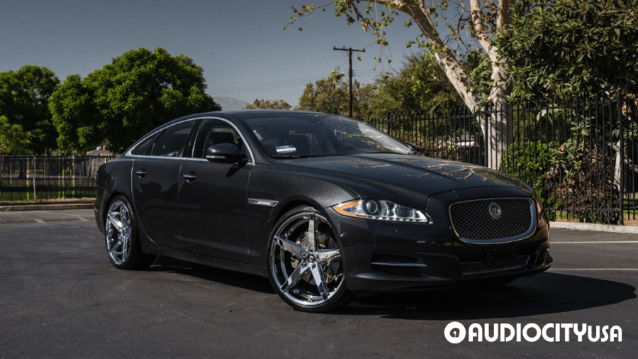 2013 Jaguar XJ on 22" Lexani Wheels R-Four Chrome | Gallery | AudioCityUSA