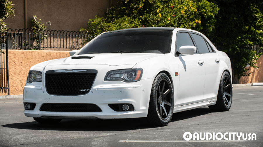2012 Chrysler 300C SRT-8 on 20" Ferrada Wheels FR1 Matte Black with ...