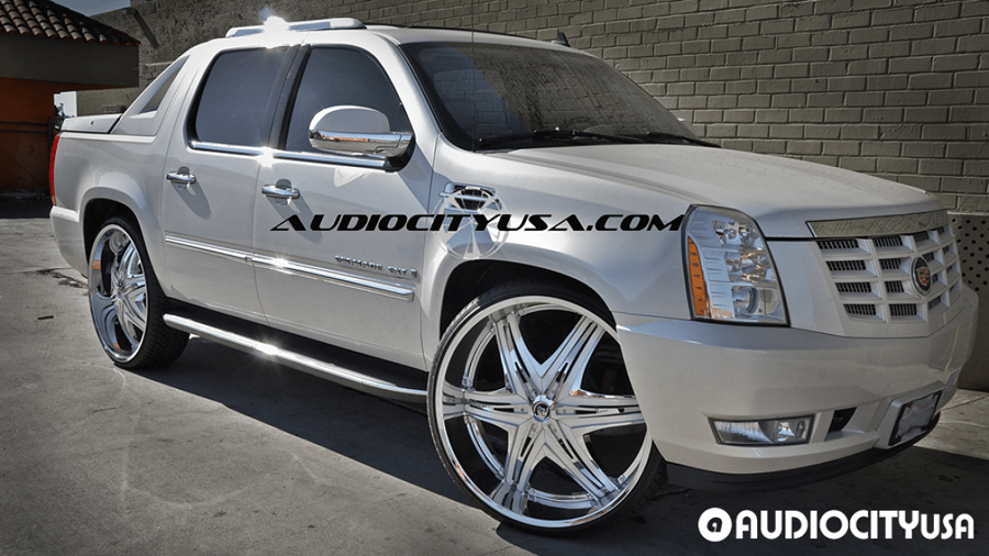 2013 Cadillac Escalade on 30" Diablo Wheels Elite Chrome with Custom ...