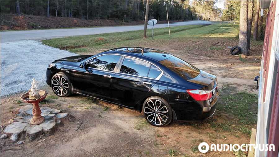 2015 Honda Accord on 20" VCT Wheels V78 Black Machined | Gallery ...