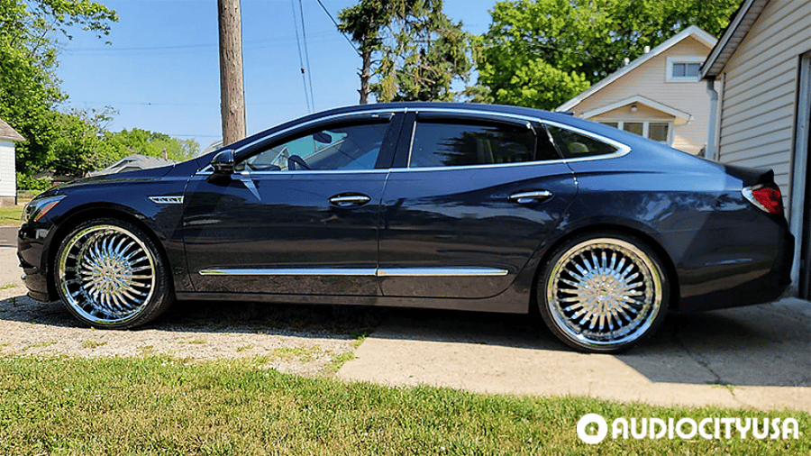 2017 Buick LaCrosse on 22" Strada Wheels Spina Chrome | Gallery ...
