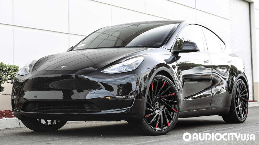 2022 Tesla Model Y Xcess X02 22 inch Wheels | Gallery | AudioCityUSA