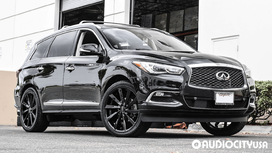 2019 Infiniti QX60 on 22" Koko Kuture Wheels Kapan Gloss Black ...