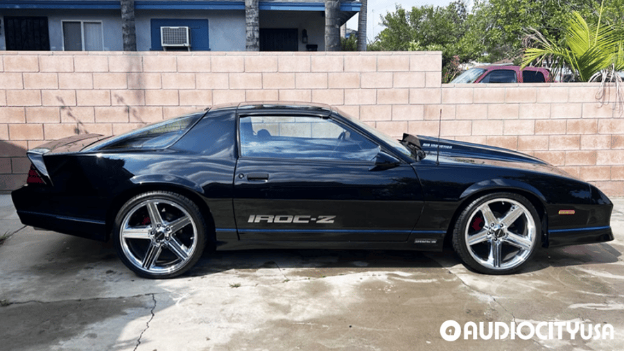 1988 Chevrolet Camaro on 20" IROC Wheels Replica Chrome | Gallery ...