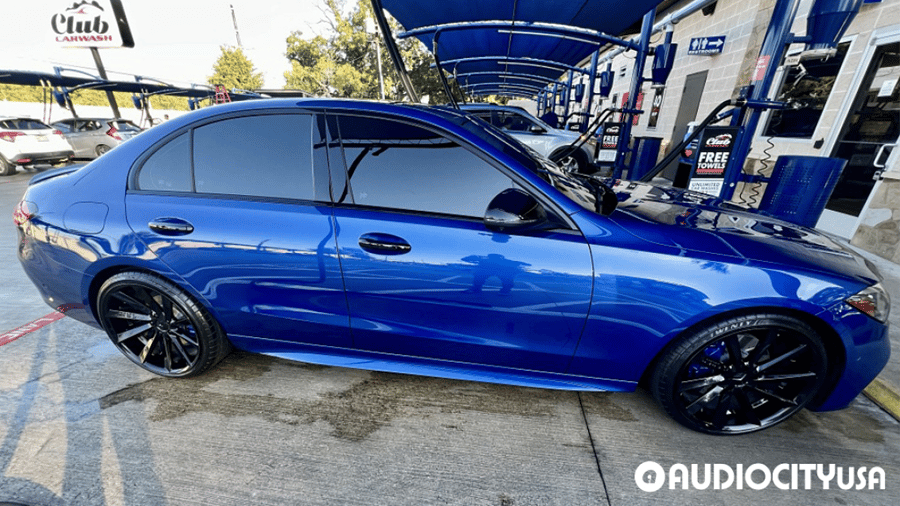 2023 Mercedes-Benz C-Class on 20" Koko Kuture Wheels Kapan Gloss Black ...