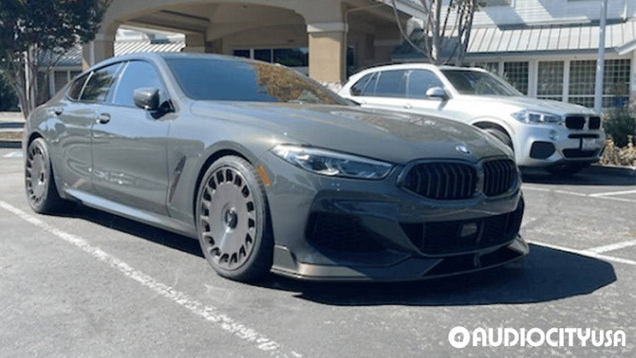 2021 BMW 8 Series on 20" Asanti Wheels ABL-45 Aristocrat Gloss Black ...