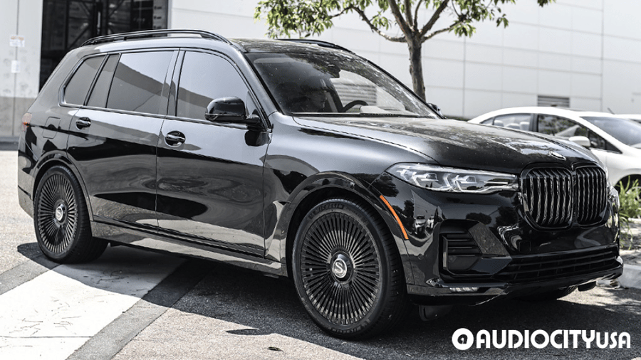 2021 BMW X7 on 22" Savini Forged Wheels SL9 Monoblock Forged Gloss ...