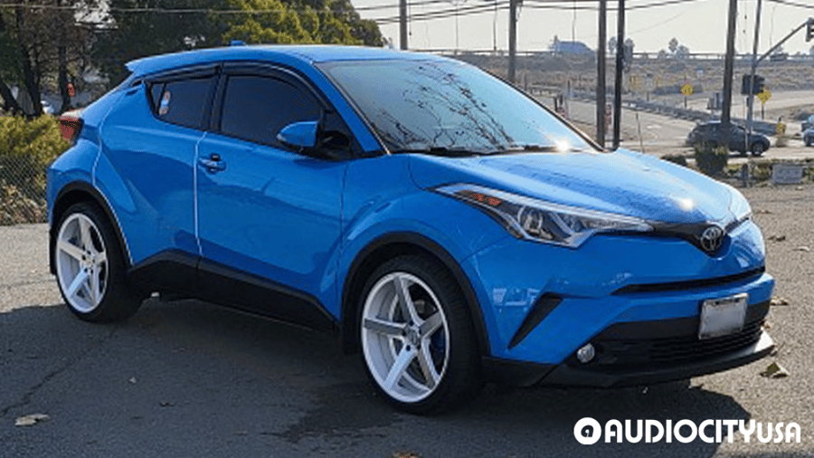 2019 Toyota C-HR on 20" Strada Wheels Perfetto White Machined | Gallery ...
