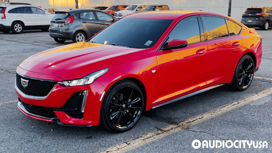 2021 Cadillac CT5 on 20" Asanti Black Wheels ABL-30 Corona Gloss Black ...